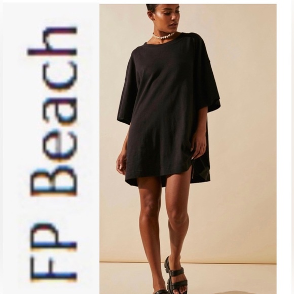 Free People | Dresses | Nwot Free People Beach Essential Extreme Tee ...